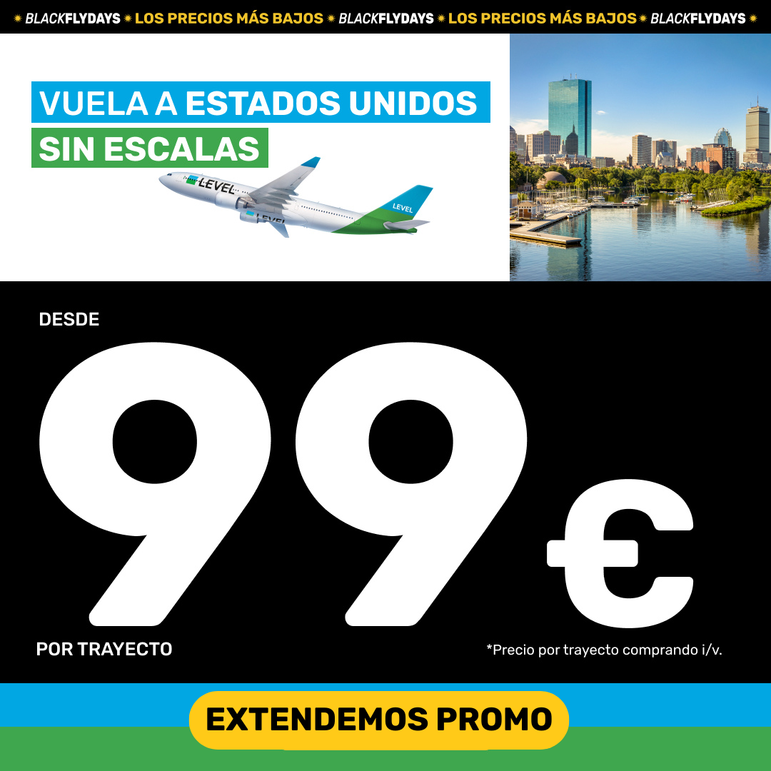 LEVEL, reserva vuelos directos y billetes de avión baratos